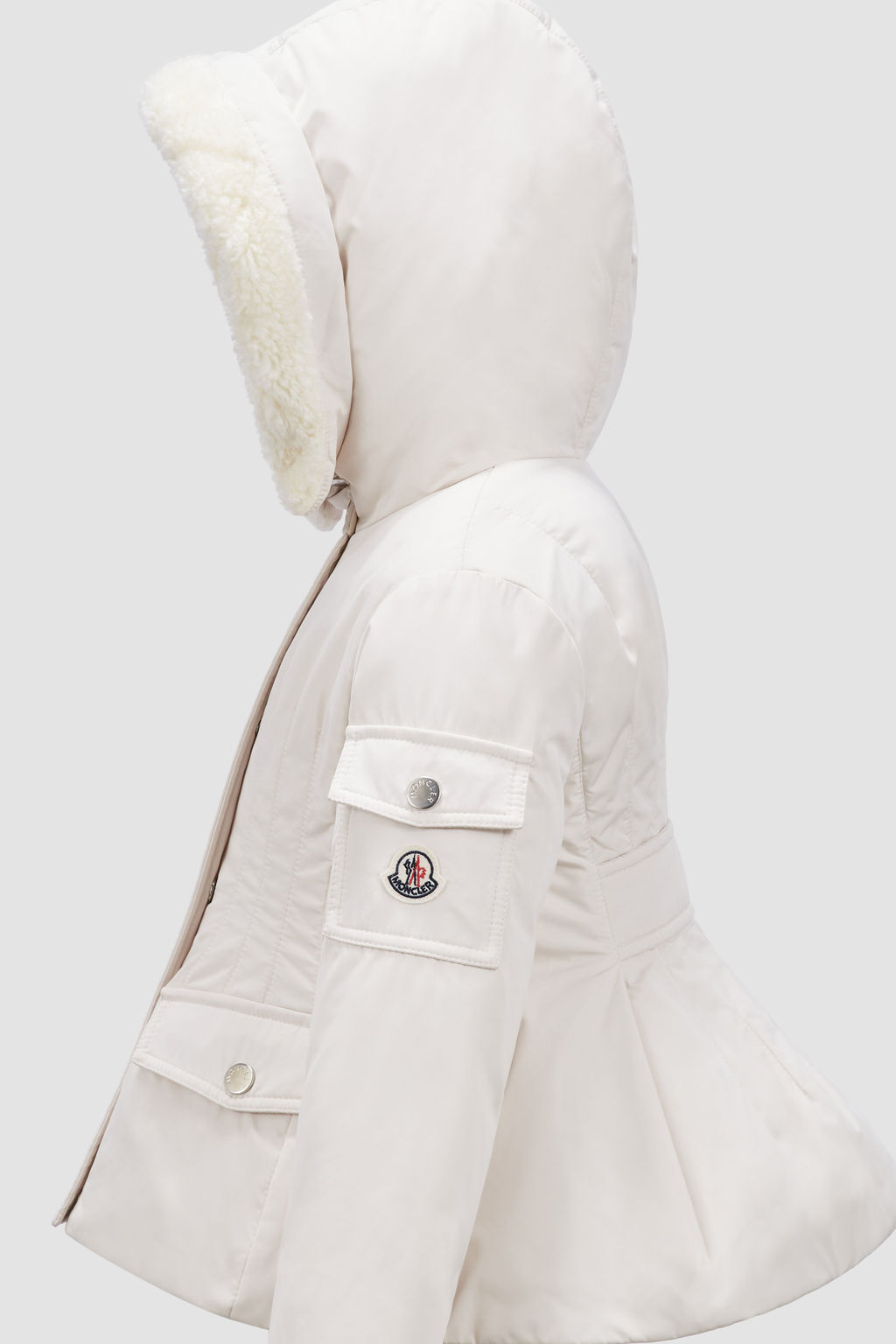 Beige Bron Down Jacket - Down Jackets & Vests for Children | Moncler CA