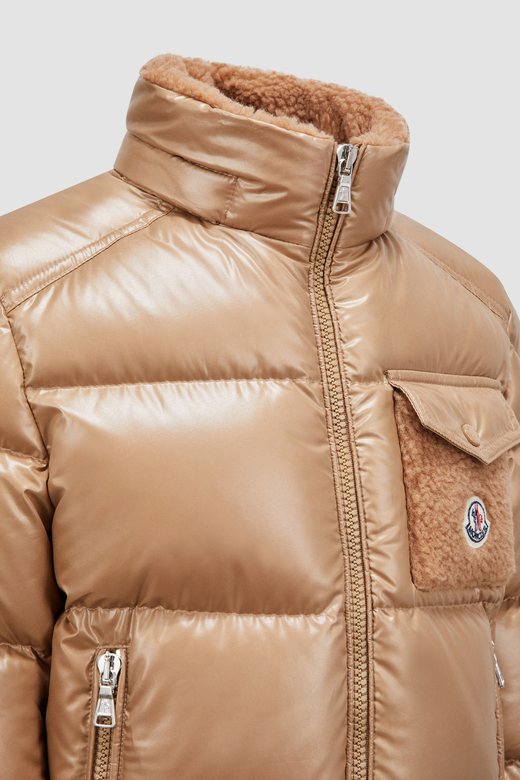 Beige Yule Down Jacket - Down Jackets & Vests for Children | Moncler NL