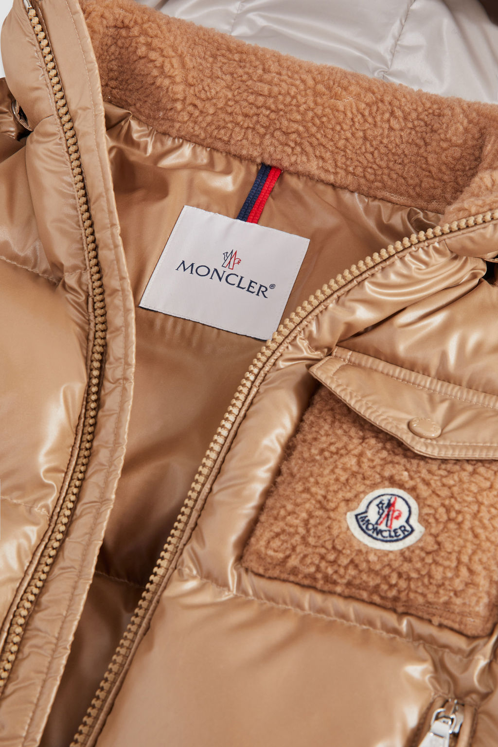 Beige Yule Down Jacket - Down Jackets & Vests for Children | Moncler NL