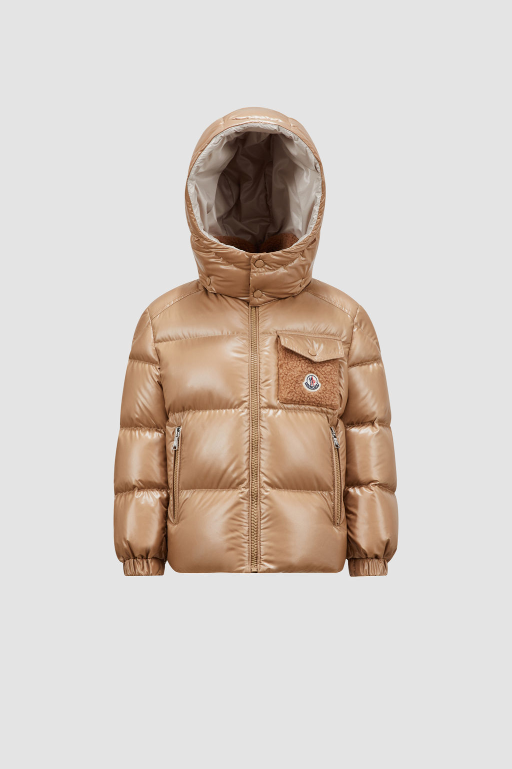 Beige Yule Down Jacket - Down Jackets & Vests for Children | Moncler NL
