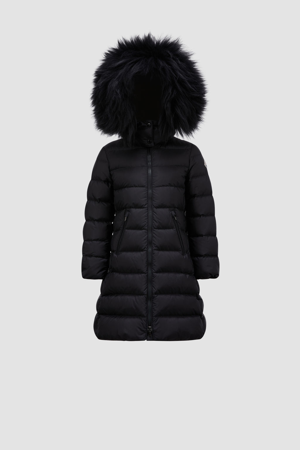 Black Ronda Down Jacket - Down Jackets & Vests for Children | Moncler US