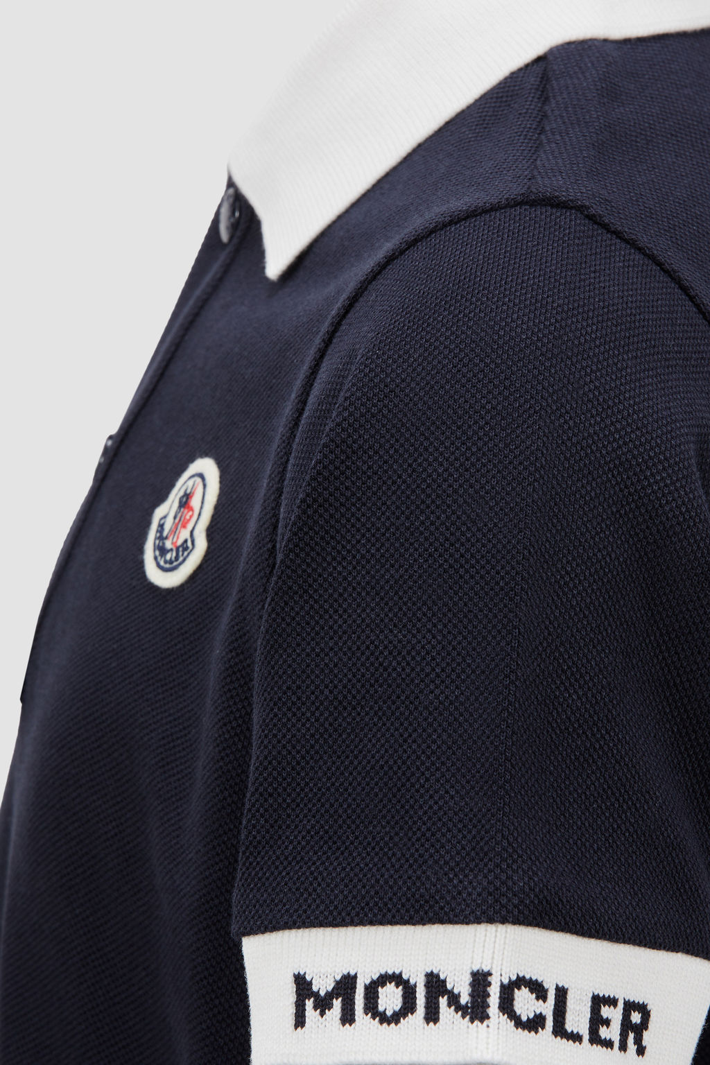 Night Blue Logo Polo Shirt - Polos & T-shirts for Children | Moncler HR