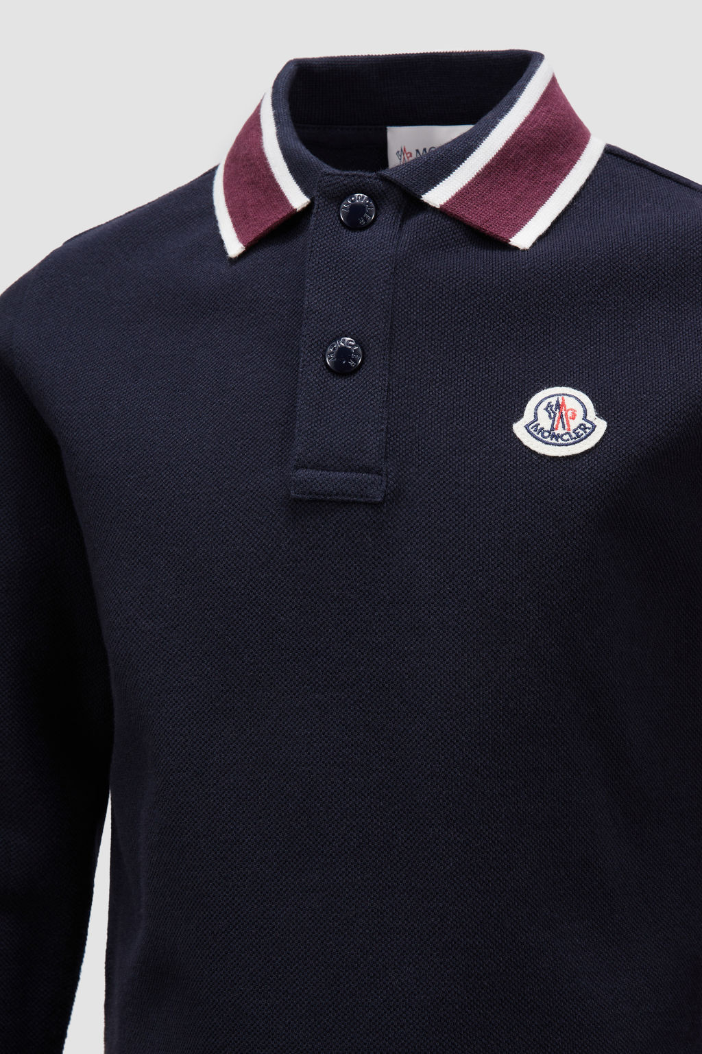 Night Blue Long Sleeve Polo Shirt - Polos & T-shirts for Children ...