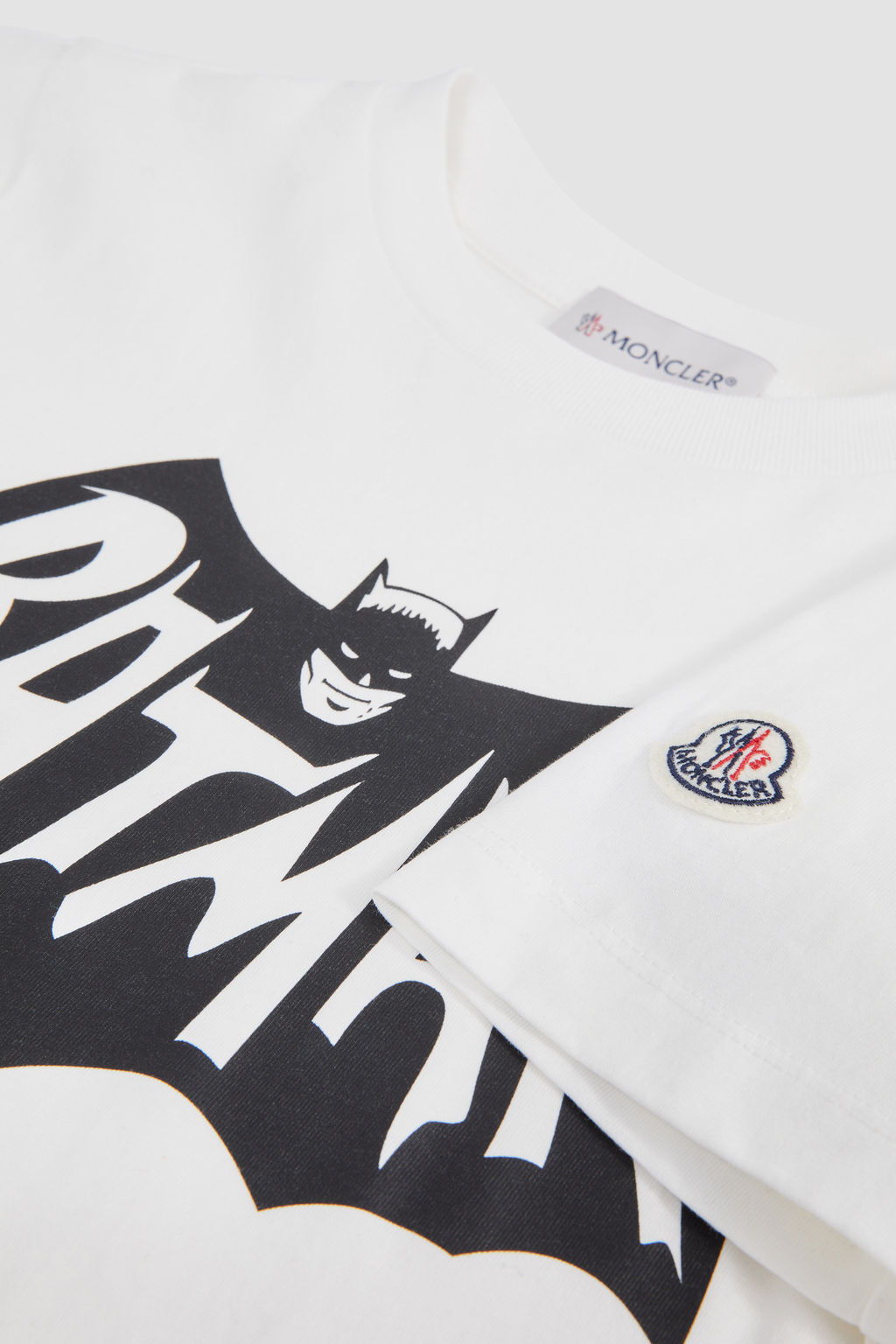 T-Shirt mit Batman-Logo Weiß - Polos & T-Shirts für Children | Moncler DE
