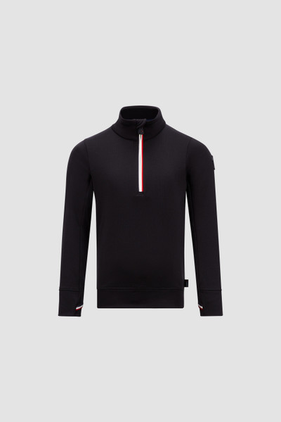 Black Polartec® Base Layer Polo Neck - Sweatshirts & Knitwear for ...