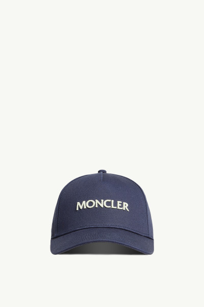 Navy Blue Embroidered Logo Gabardine Baseball Cap - Hats & Beanies for ...